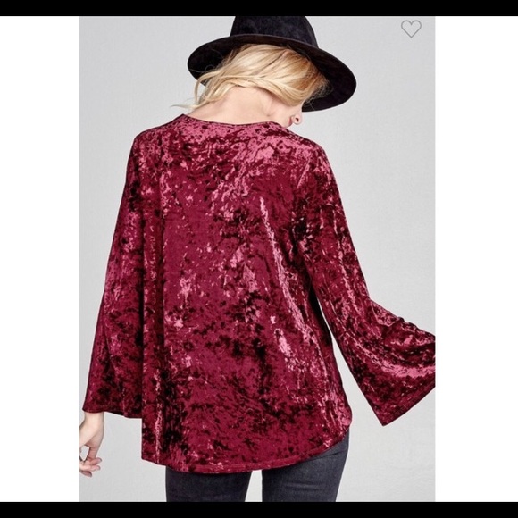Tops | Gorgeous Crushed Velvet Top | Poshmark